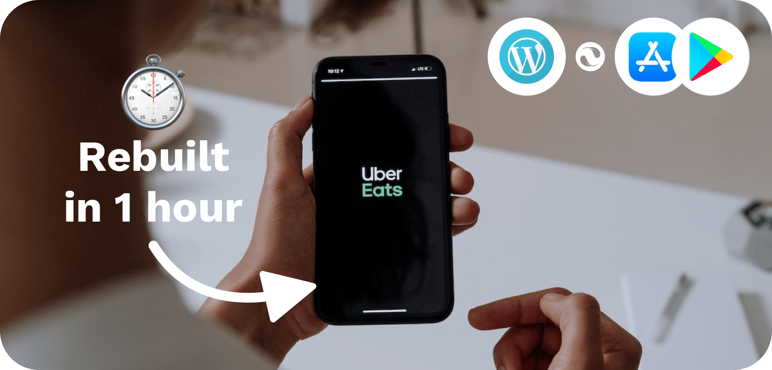 How I Built an Uber Eats Competitor App in 1 Hour - Website2App