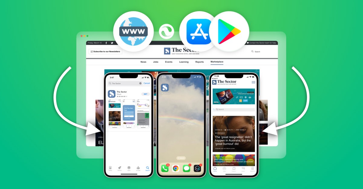 Website2App Converter - Home - Website2App
